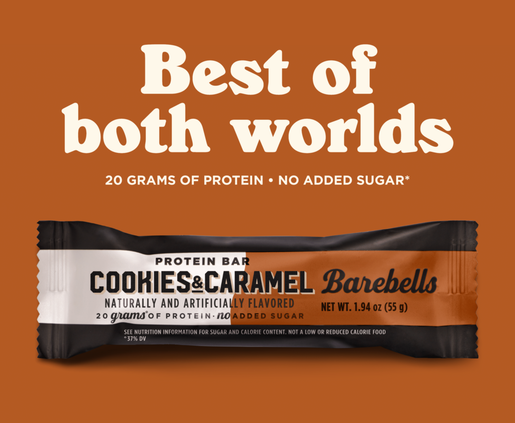 Say Hello to the New Cookies and Caramel Protein Bar Flavor! | Barebells
